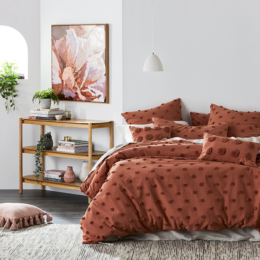 Addison Chenille Earth Quilt Cover Set + Separates | Adairs