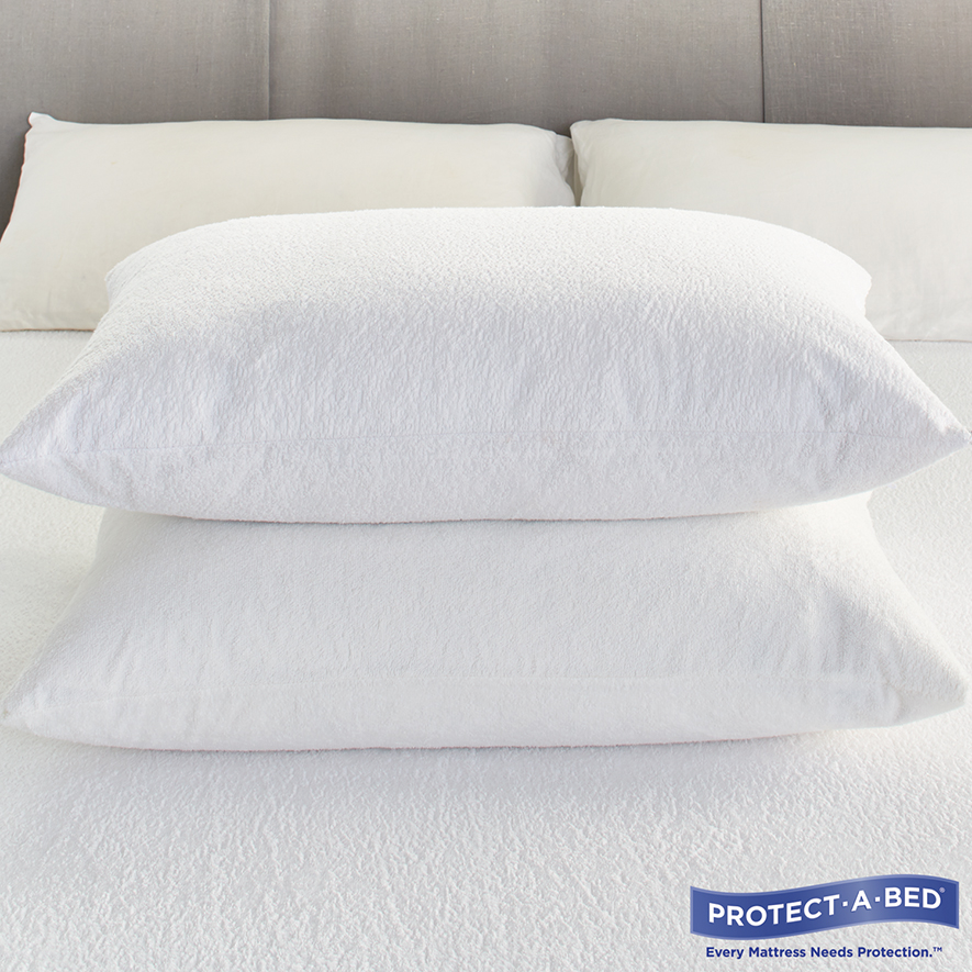 Genesis Cotton Terry Standard Pillow Protector | Adairs
