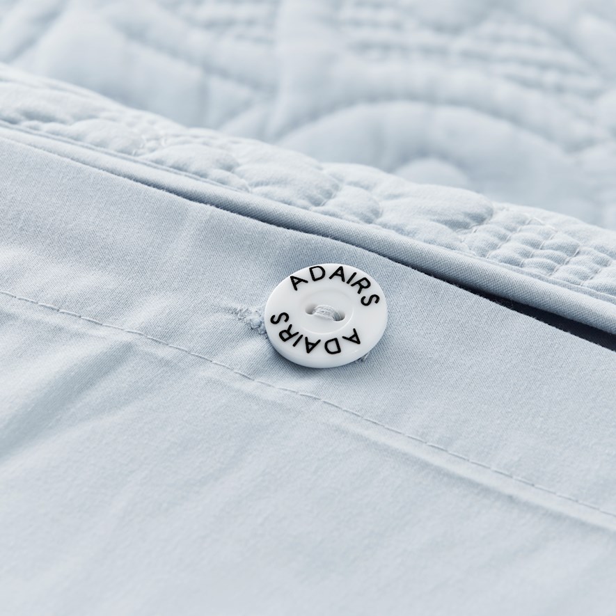 Chloe Powder Blue Quilted Quilt Cover Separates | Adairs