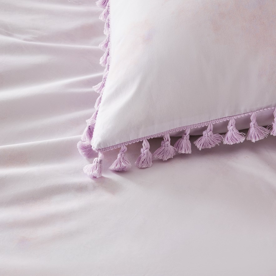 Juliette Pastel Lilac Quilt Cover Set + Separates | Adairs