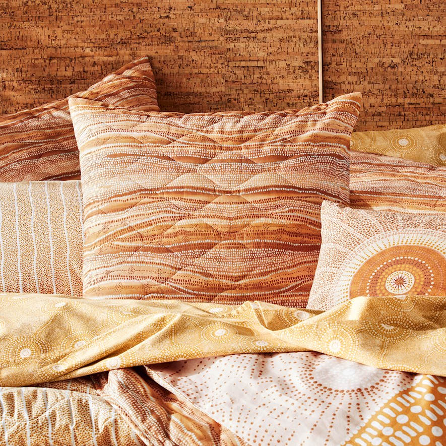 Brad Turner Biren Jagun Earth Coverlet Separates | Adairs