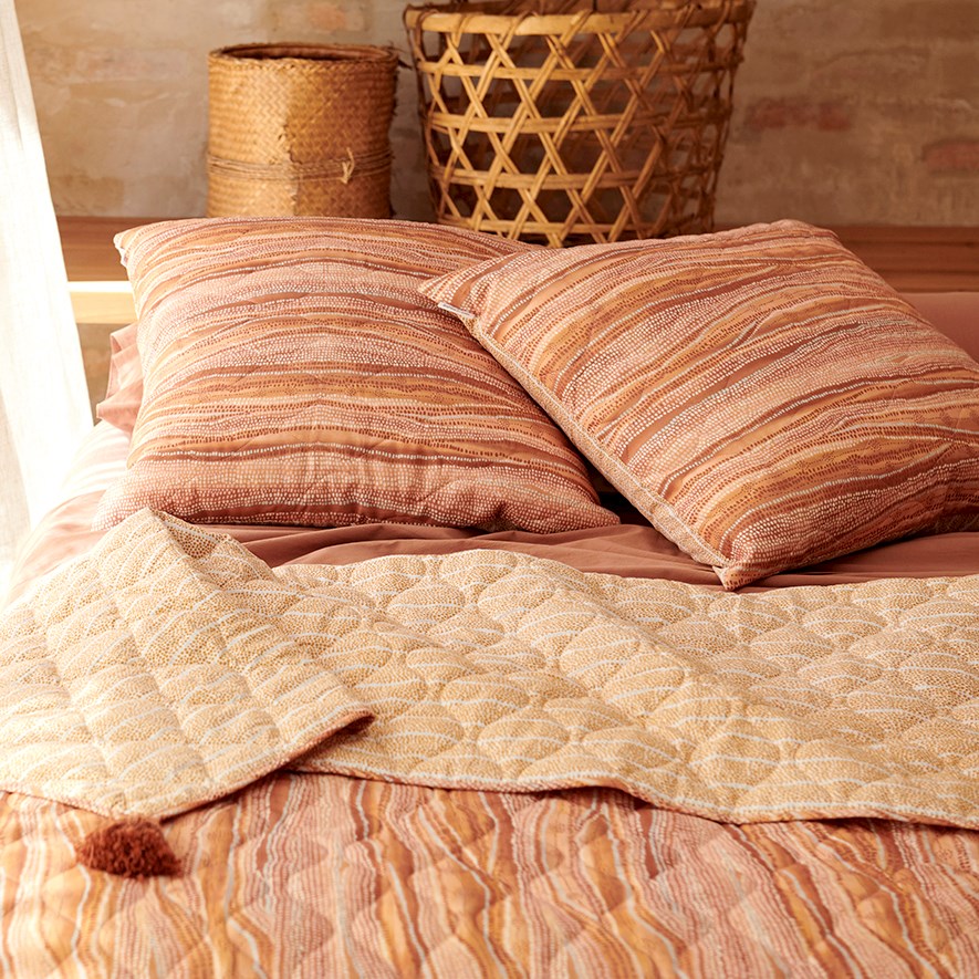 Brad Turner Biren Jagun Earth Coverlet Separates | Adairs