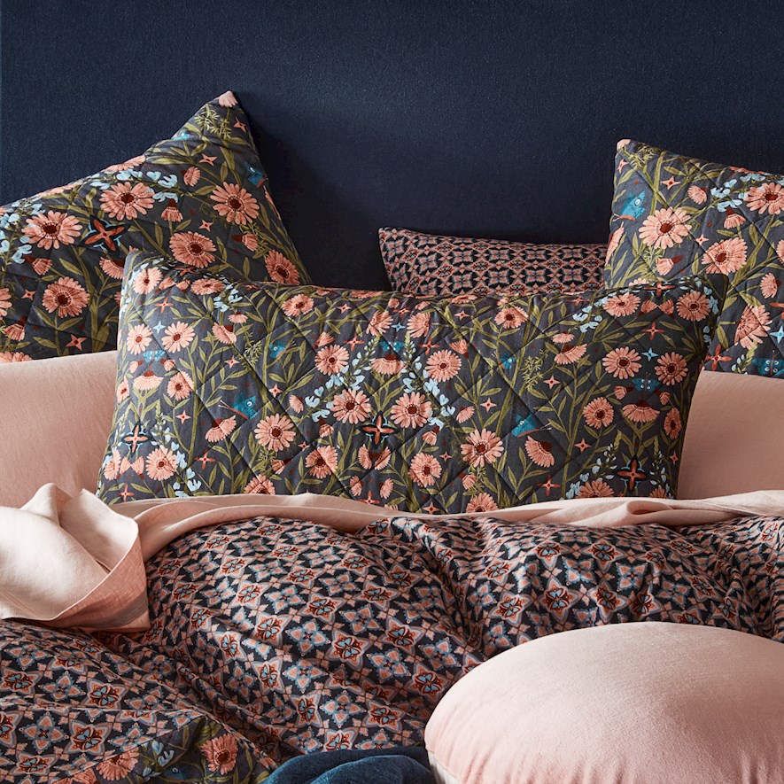 Banksia Fields Natural Quilt Cover Set + Separates | Adairs