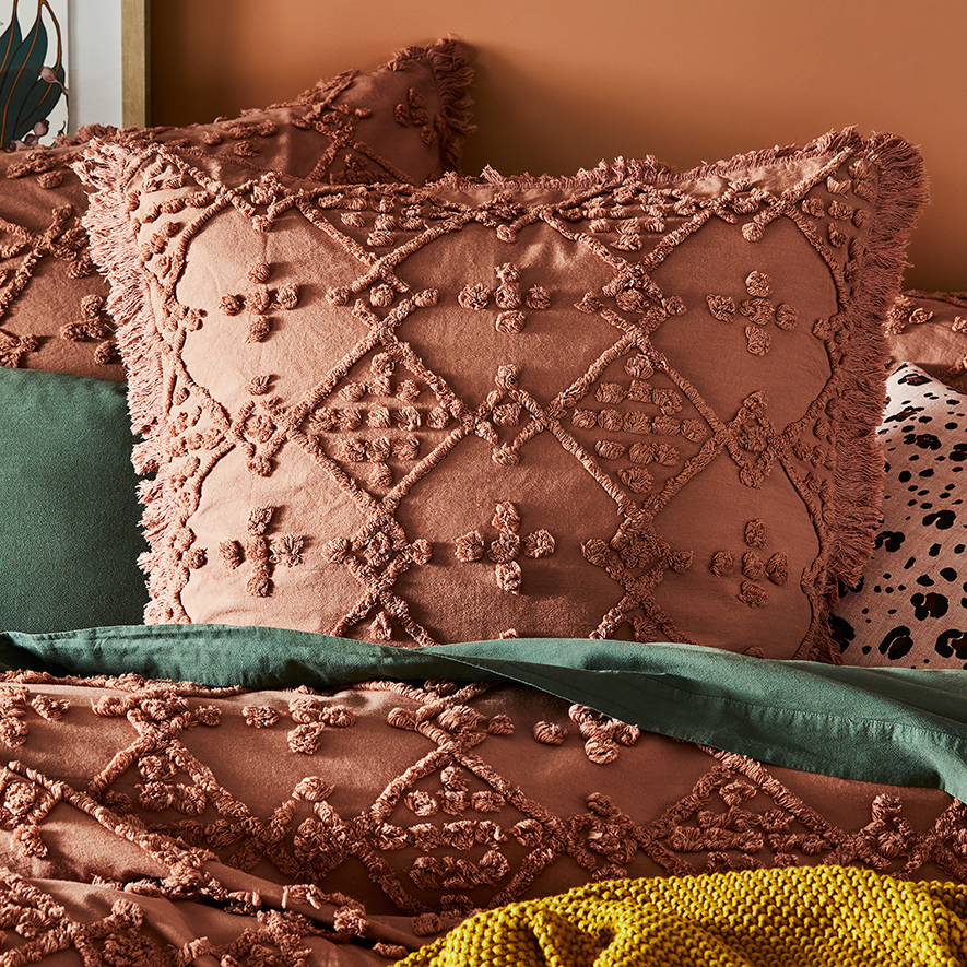 Casablanca Rust Quilt Cover Separates | Adairs