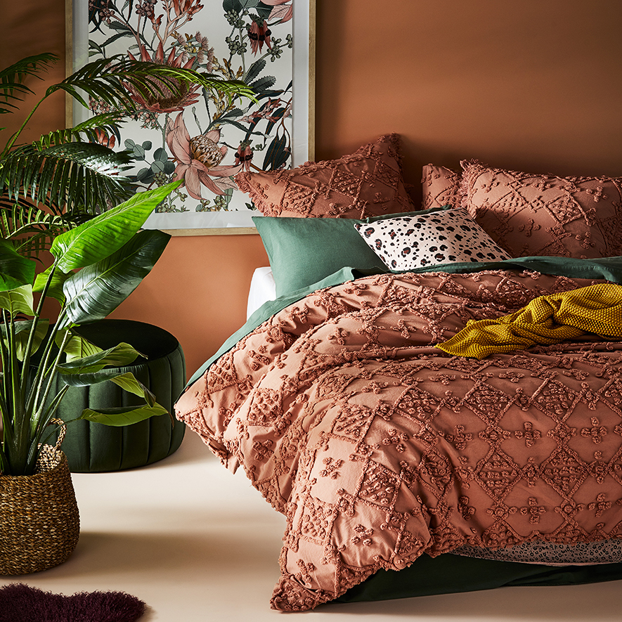 Casablanca Rust Quilt Cover Separates | Adairs