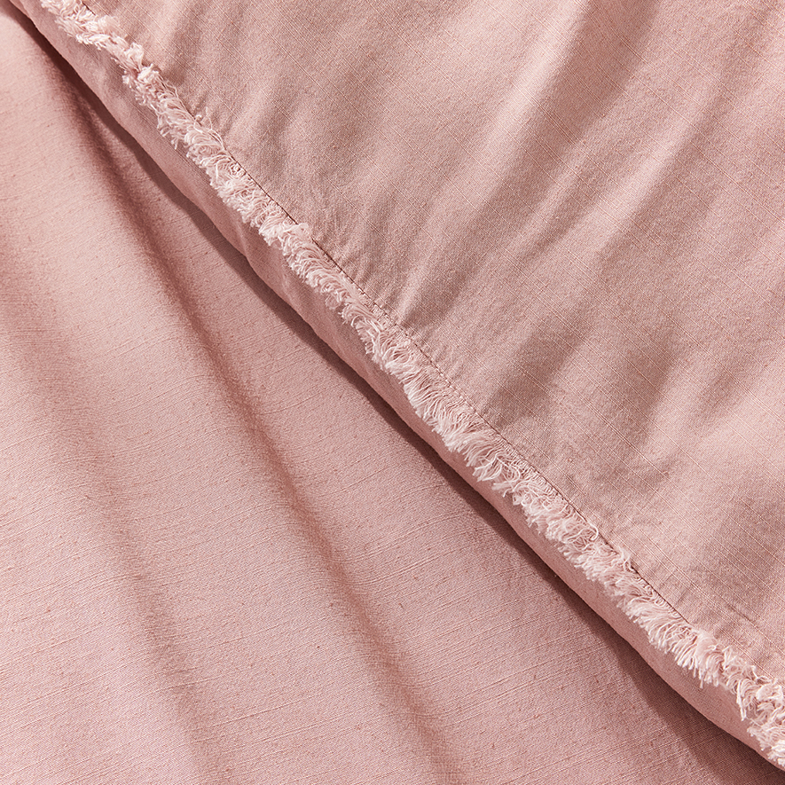 Bamboo Linen Pink Quilt Cover Separates | Adairs