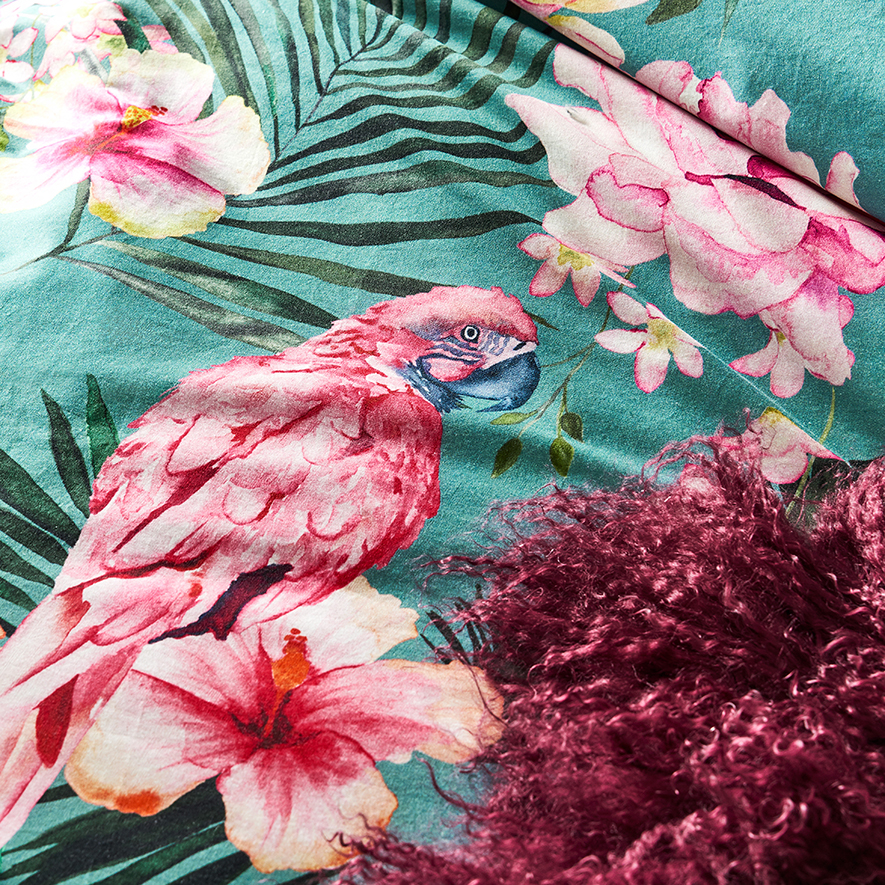 Home Republic - Exotica Teal Quilt Cover Set + Separates | Adairs