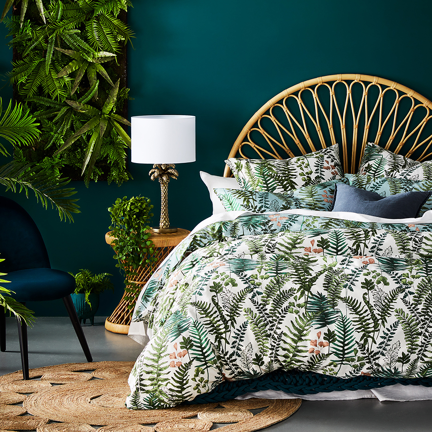Home Republic - Fernery Forest Quilt Cover Set + Separates | Adairs