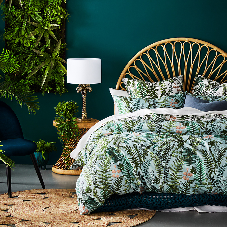 Home Republic - Fernery Forest Quilt Cover Set + Separates | Adairs