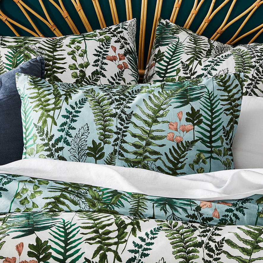 Home Republic - Fernery Forest Quilt Cover Set + Separates | Adairs