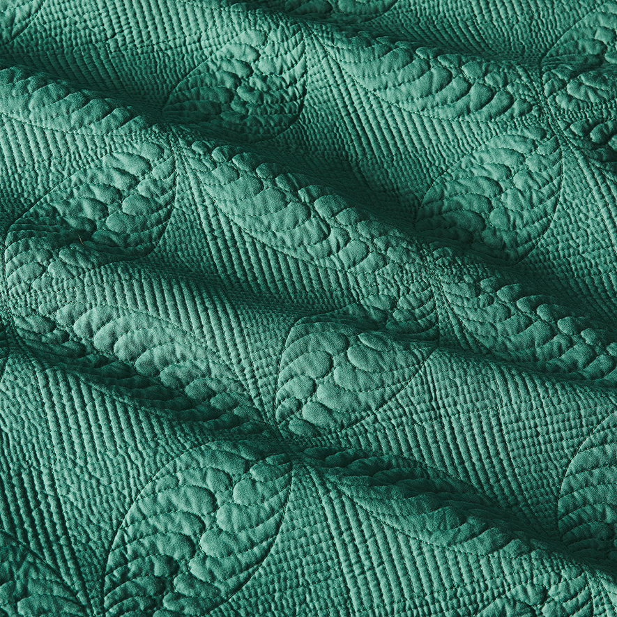 Ava Fern Quilted Quilt Cover Separates | Adairs