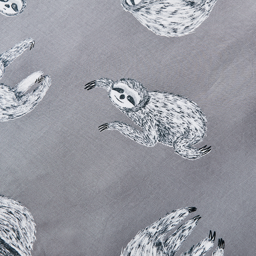 Home Republic - Sidney Sloth Navy Quilt Cover Set + Separates | Adairs