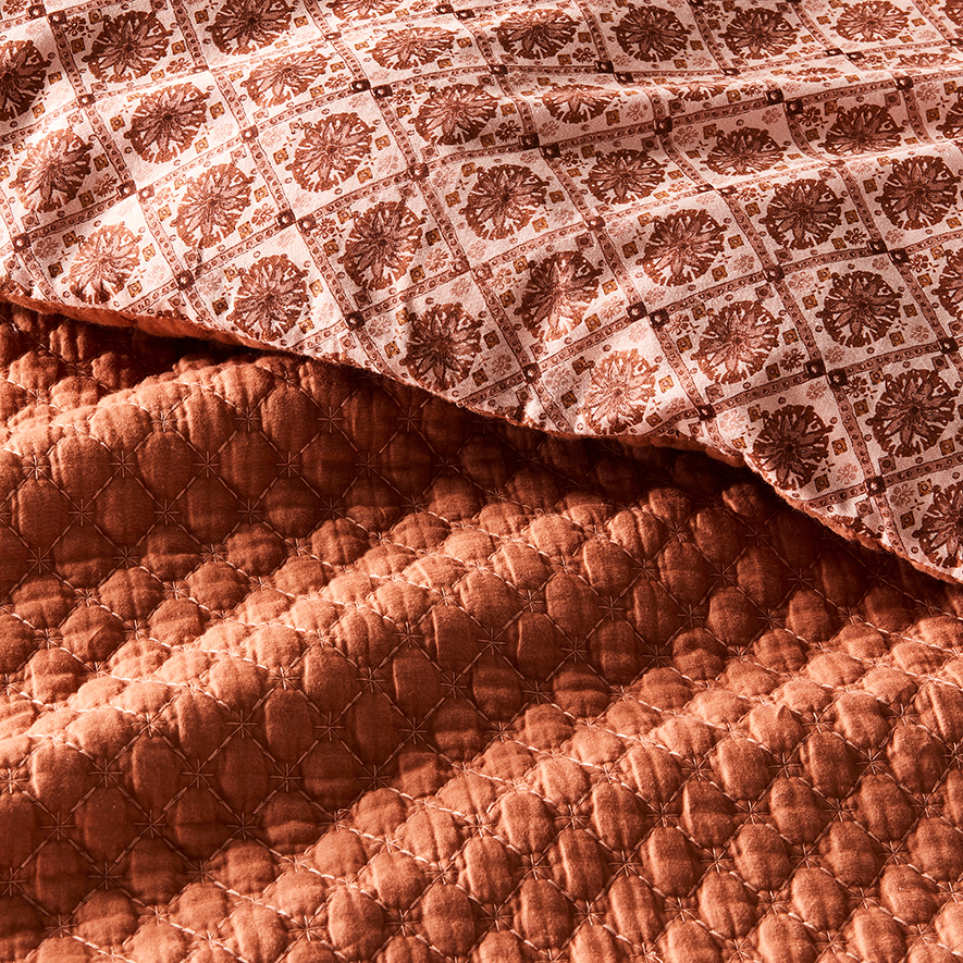 Home Republic - Desert Sky Earth Quilted Quilt Cover Separates | Adairs