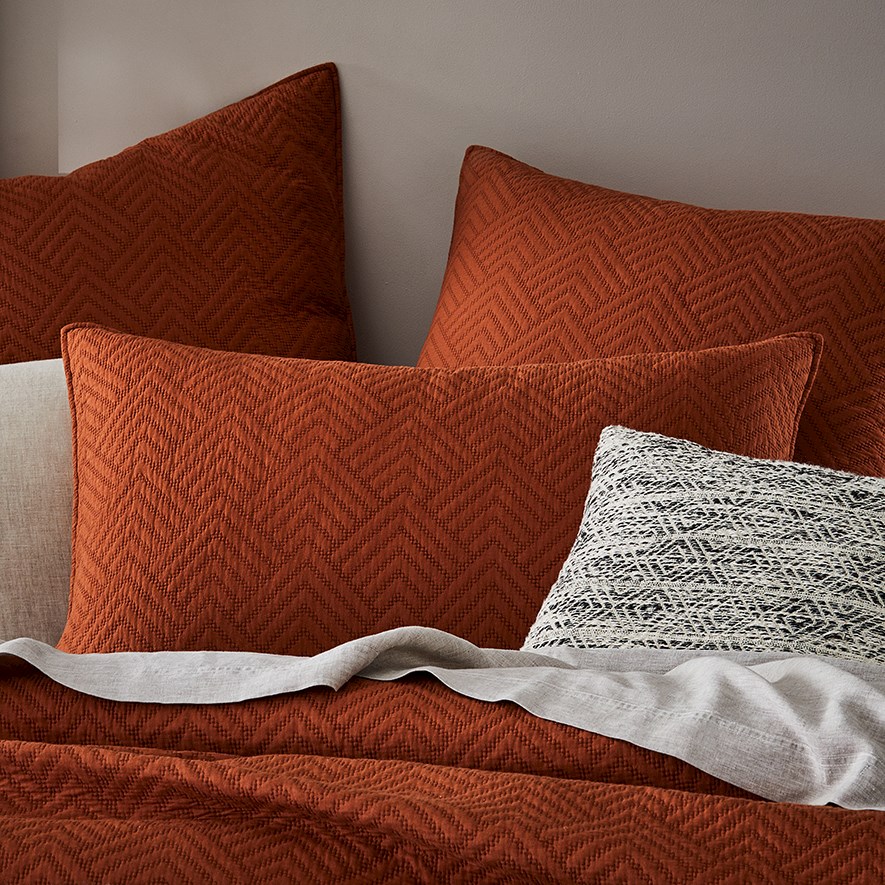 Colvin Clay Quilted Quilt Cover Separates | Adairs