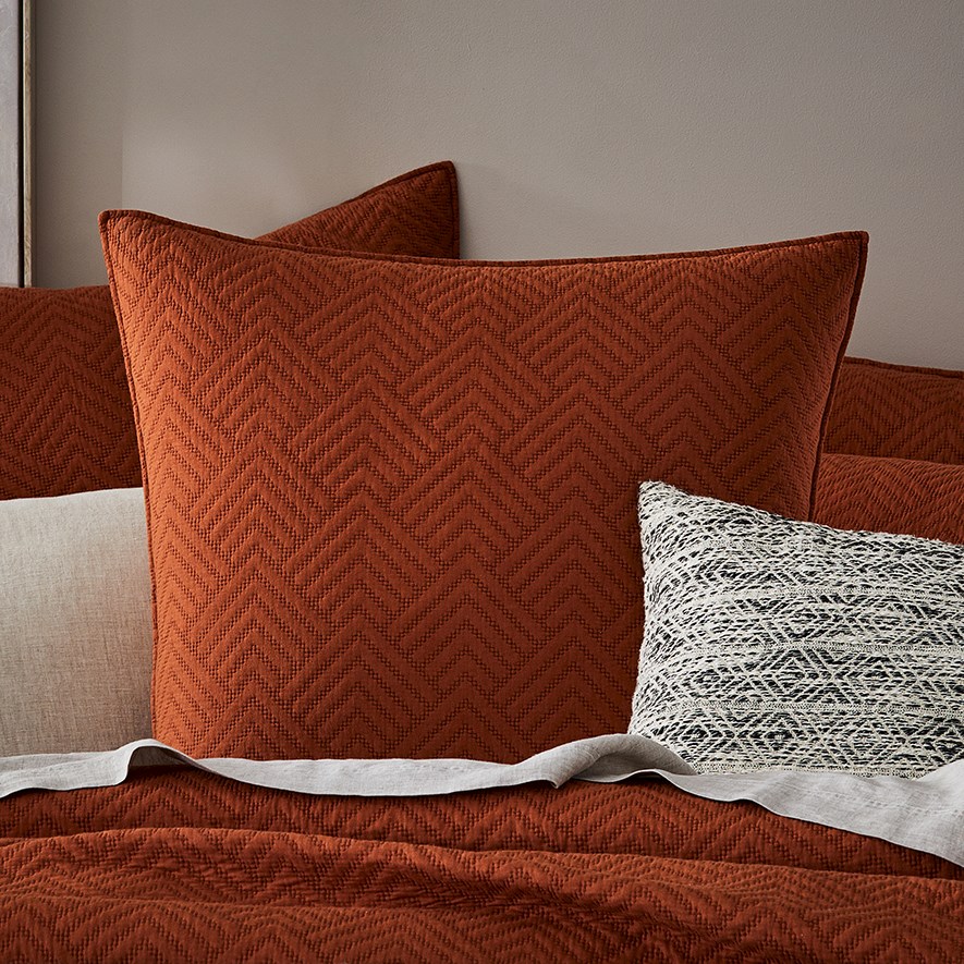 Colvin Clay Quilted Quilt Cover Separates | Adairs