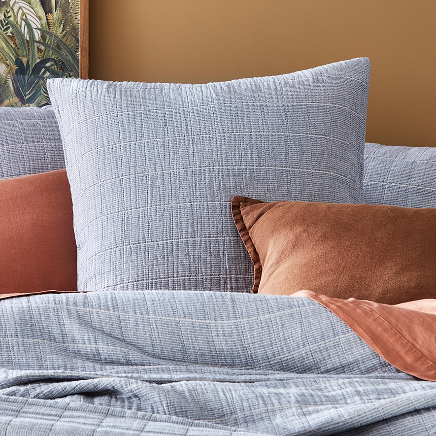 Home Republic - Parker Chambray Coverlet Separates | Adairs