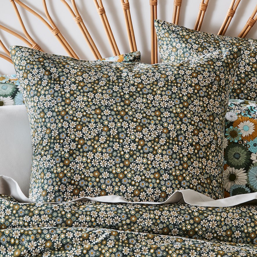 Penny Turquoise Quilt Cover Set + Separates | Adairs