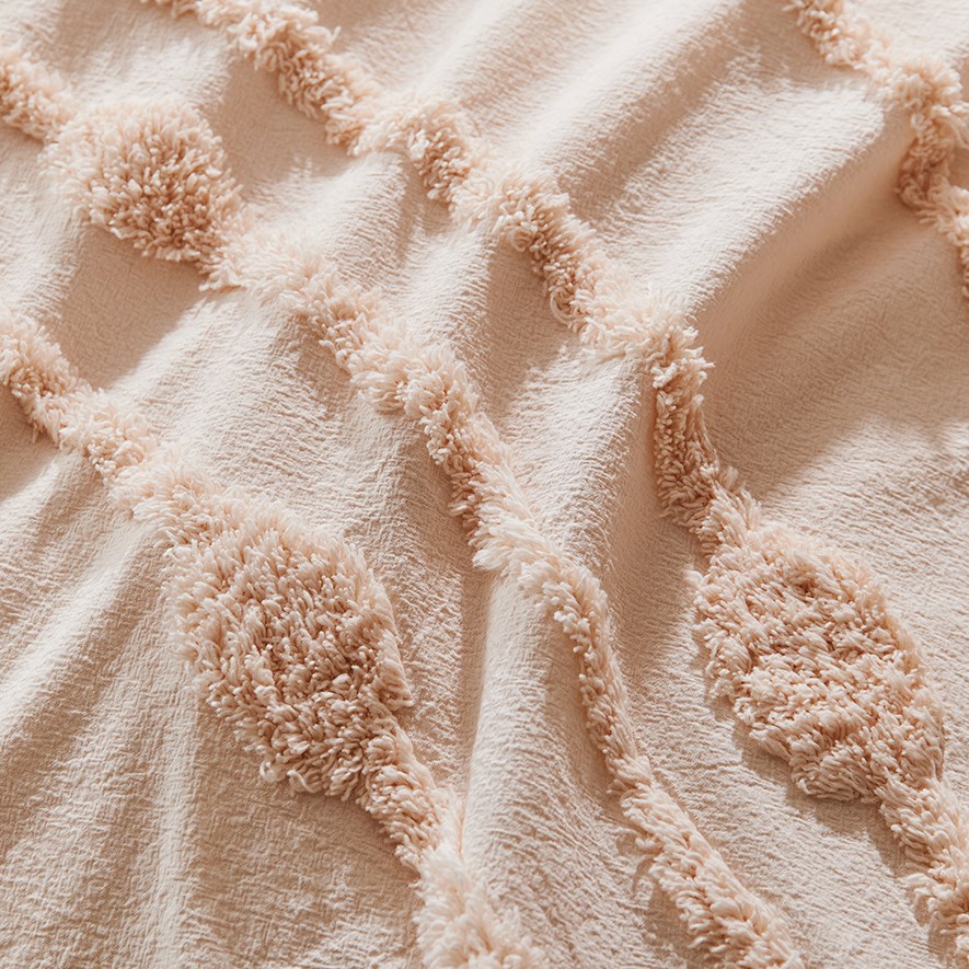 Home Republic - Sunrise Tufted Apricot Quilt Cover Separates | Adairs