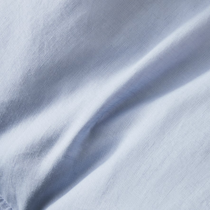 Vintage Washed Linen Dusty Blue Quilt Cover Separates | Adairs
