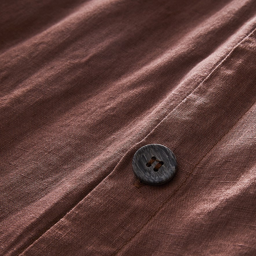 Vintage Washed Linen Nutmeg Quilt Cover Separates | Adairs