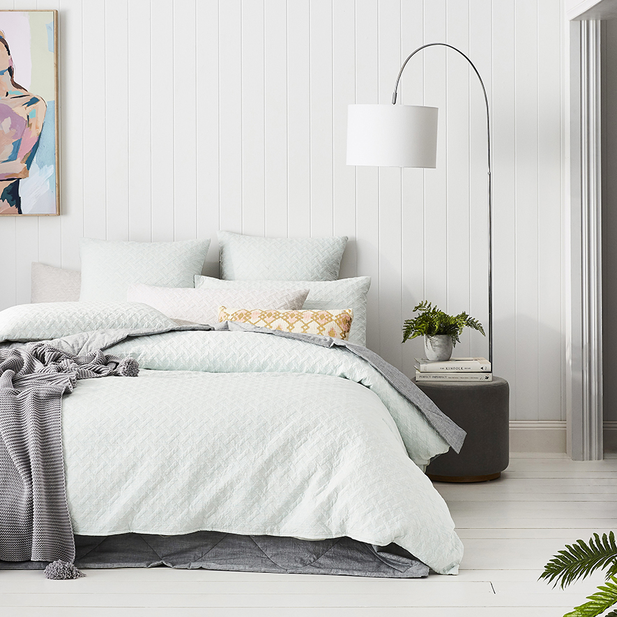 Mercer + Reid - Thompson Ice Quilted Quilt Cover Separates | Adairs