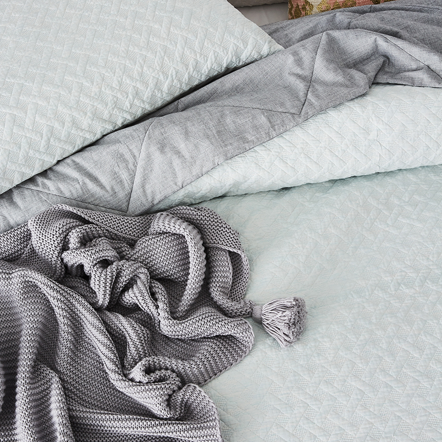 Mercer + Reid - Thompson Ice Quilted Quilt Cover Separates | Adairs