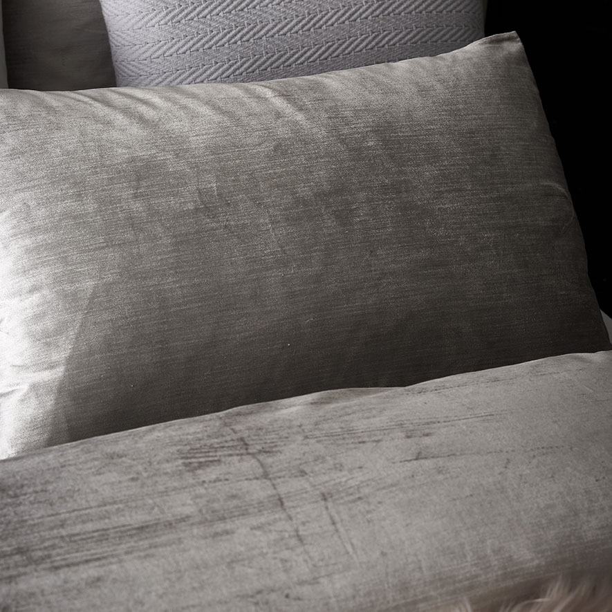 Mercer + Reid - Luxe Velvet Stone Quilt Cover Separates | Adairs
