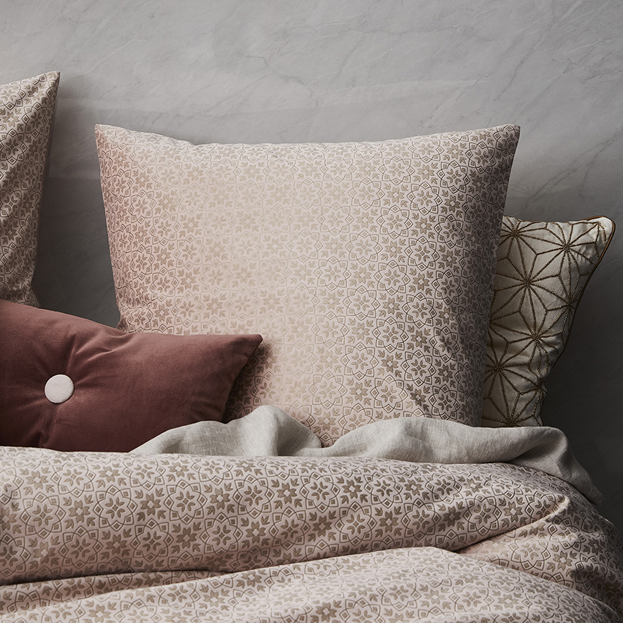 Mercer + Reid - Gatsby Velvet Dusty Pink Quilt Cover Set + Separates ...