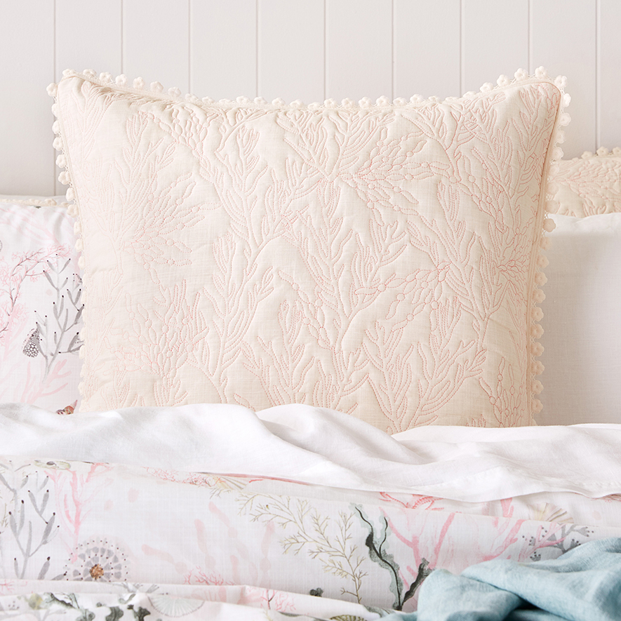 Mercer + Reid - Whitehaven Pink Quilt Cover Set + Separates | Adairs