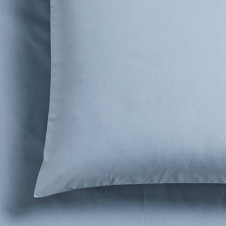 Fresh Cotton Percale Dusty Blue Sheet Separates | Adairs