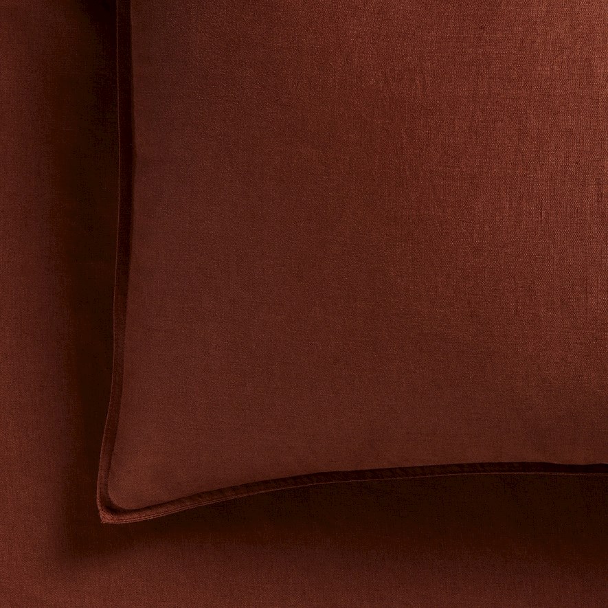 Vintage Washed Linen Paprika Sheet Separates | Adairs