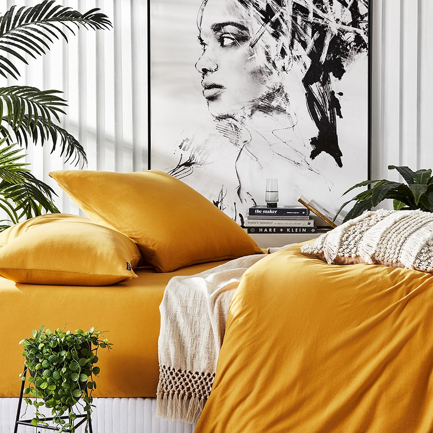 Ultra Soft Jersey Pollen Sheet Separates | Adairs