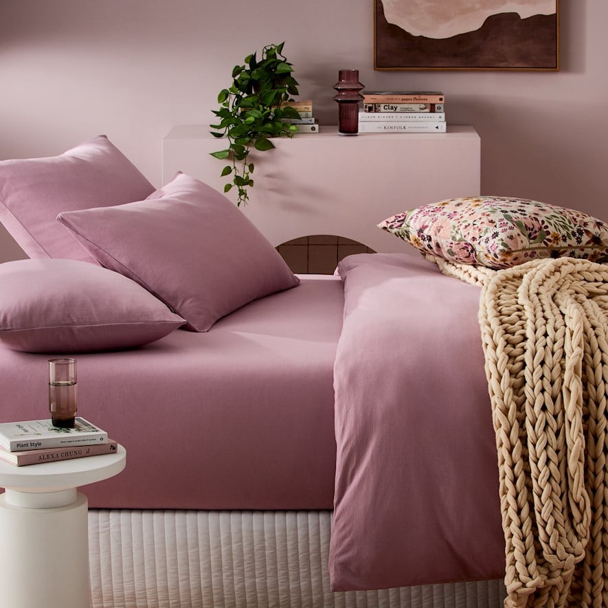 Ultra Soft Jersey Lavender Sheet Separates | Adairs