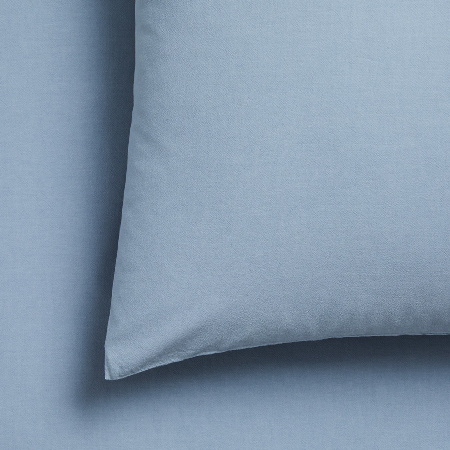 Stonewashed Cotton Dusty Blue Sheet Separates | Adairs