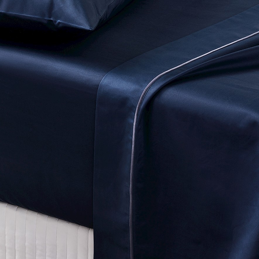 Luxury Collection Royal Navy Sheet Set | Adairs