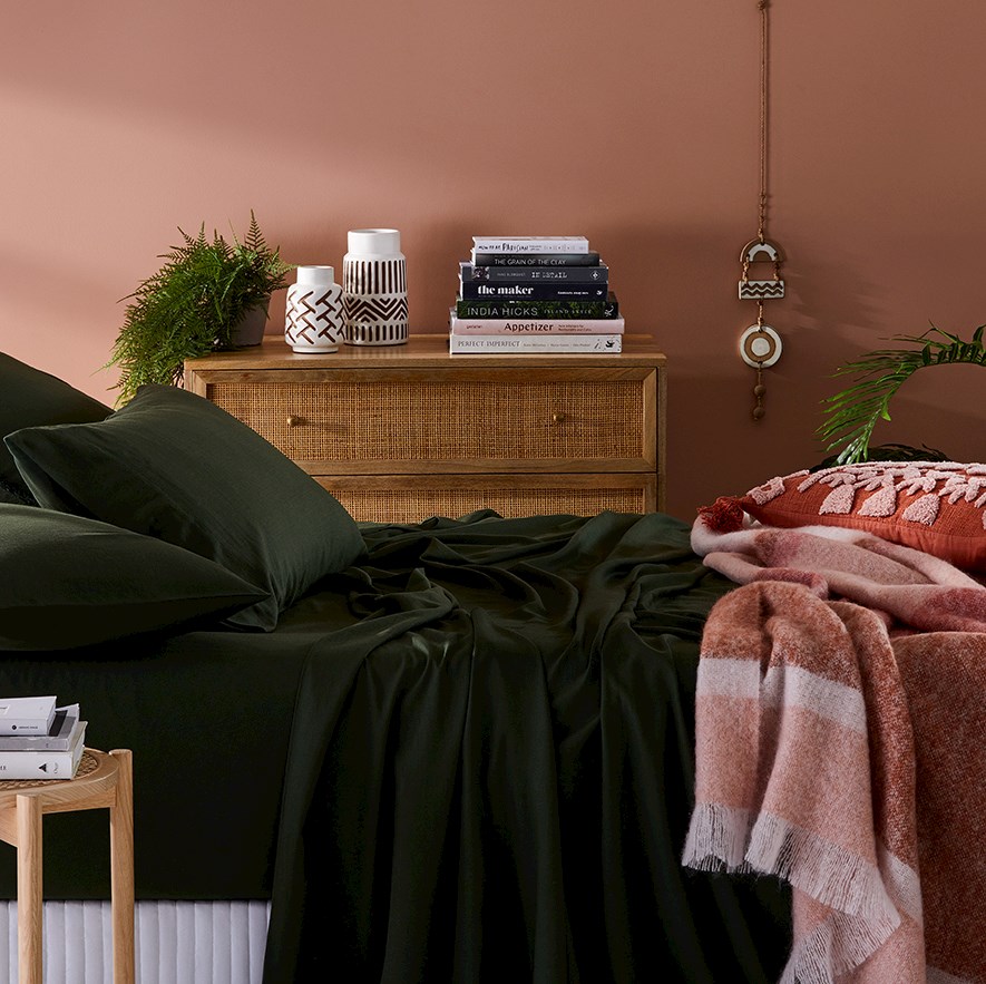 Bamboo Linen Ivy Sheet Separates | Adairs