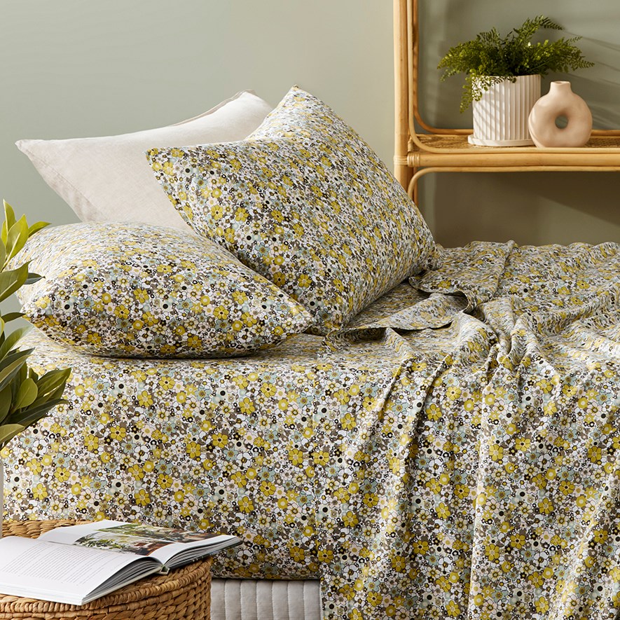 Printed Fresh Bloom Sheet Set | Adairs
