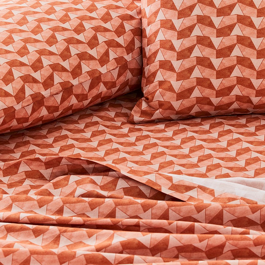 Printed Geo Spice Sheet Set | Adairs