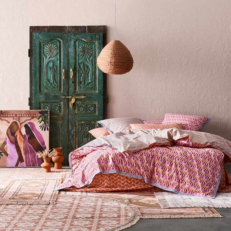 Printed Geo Spice Sheet Set | Adairs