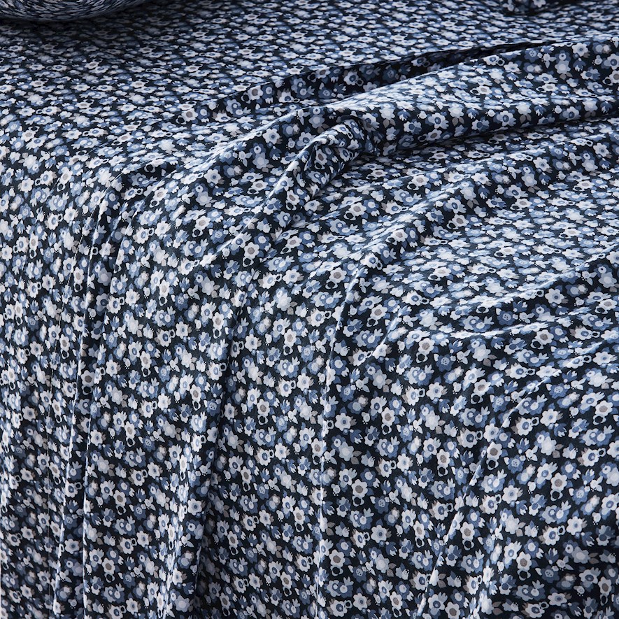 Printed Midnight Floral Sheet Set | Adairs