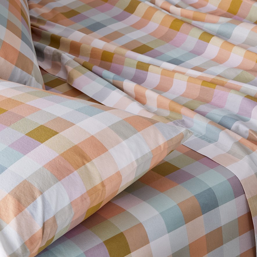 Printed Soulful Check Sheet Set | Adairs