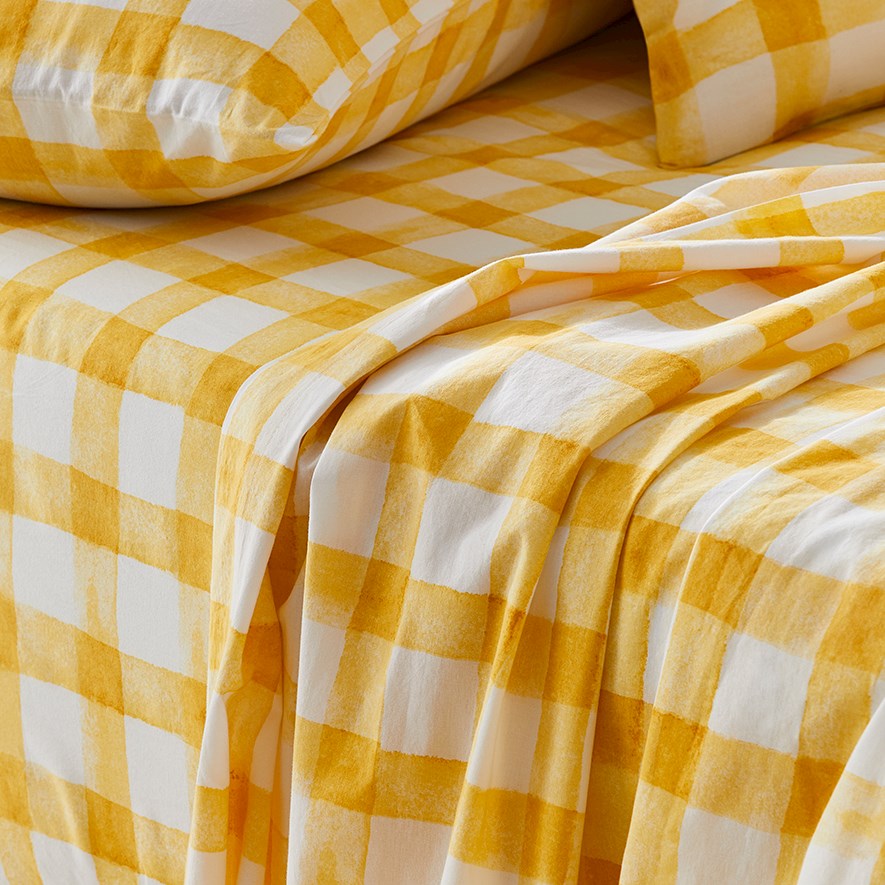 Printed Pear Check Sheet Set | Adairs