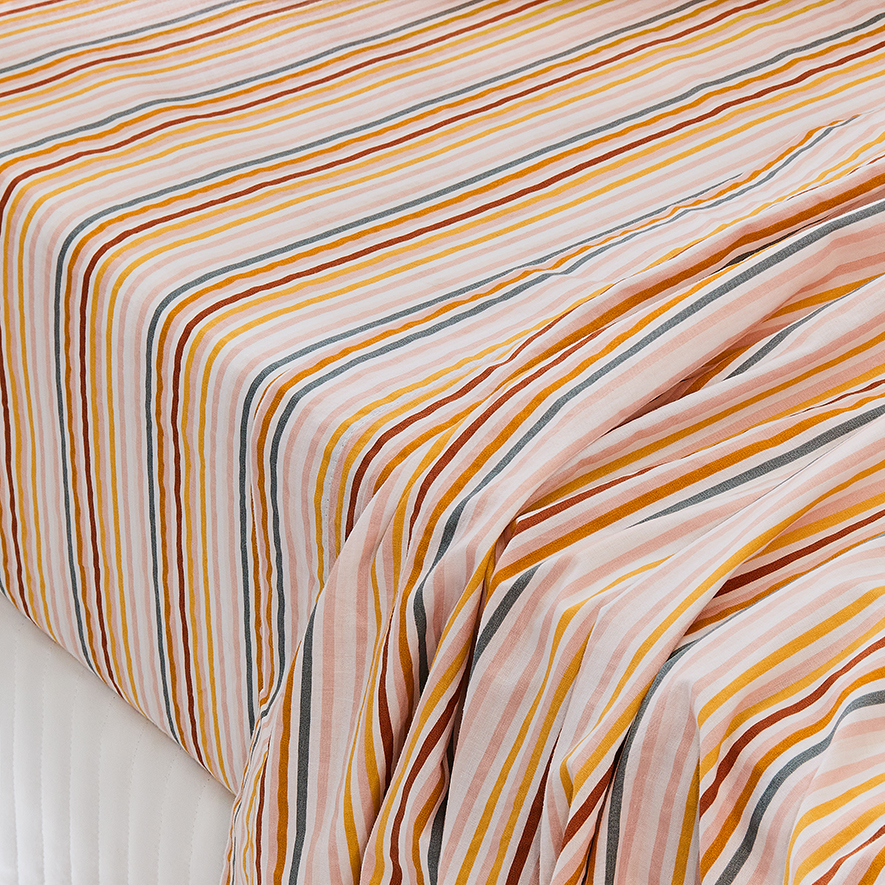 Printed Retro Stripe Sheet Set | Adairs