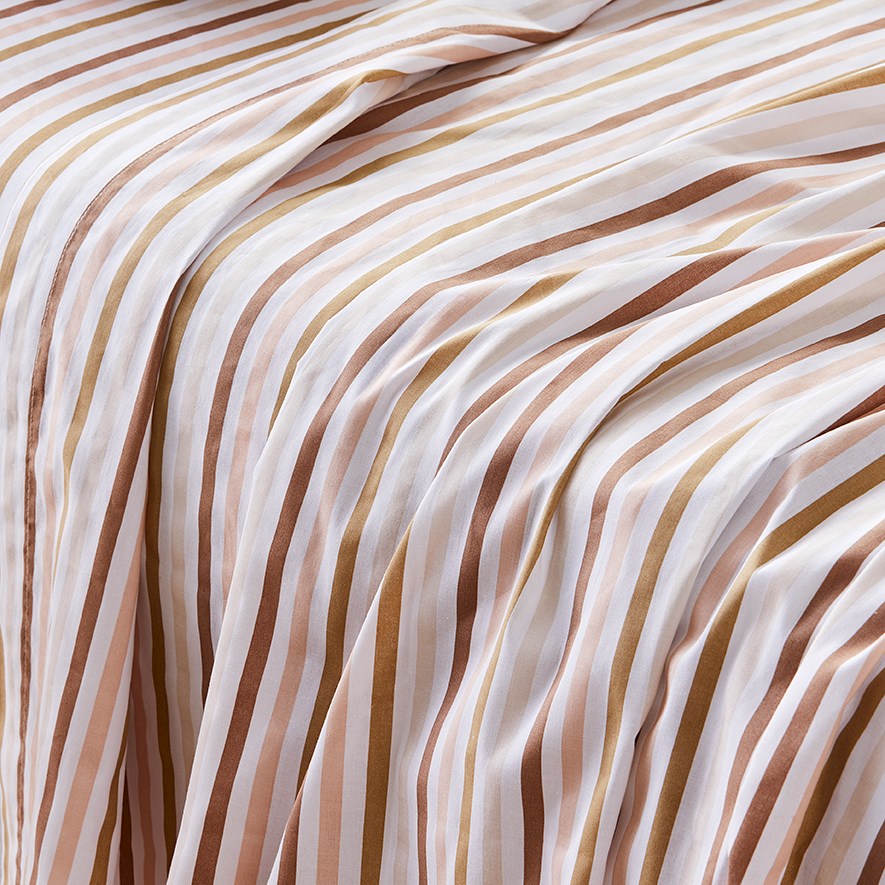 Printed Sandy Stripe Sheet Set | Adairs
