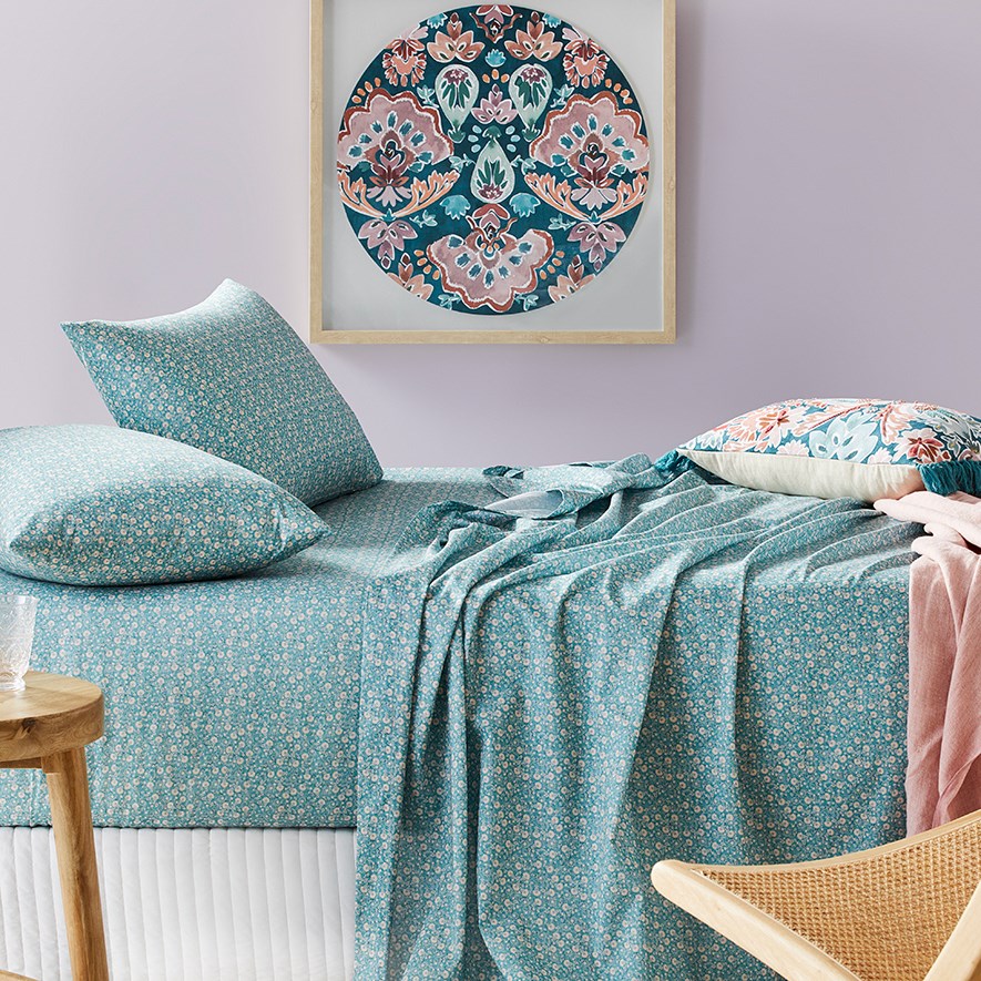 Turquoise queen sheets store