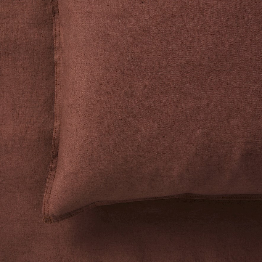 Vintage Washed Linen Nutmeg Sheet Separates | Adairs