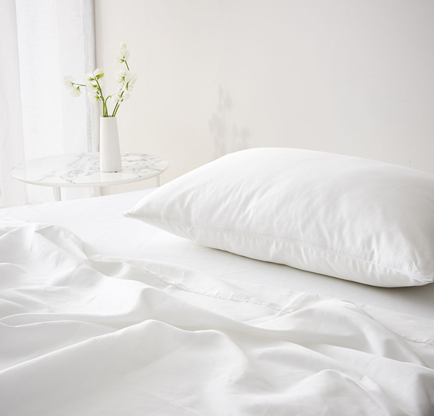 Mercer + Reid - Cool White Sheet Set | Adairs