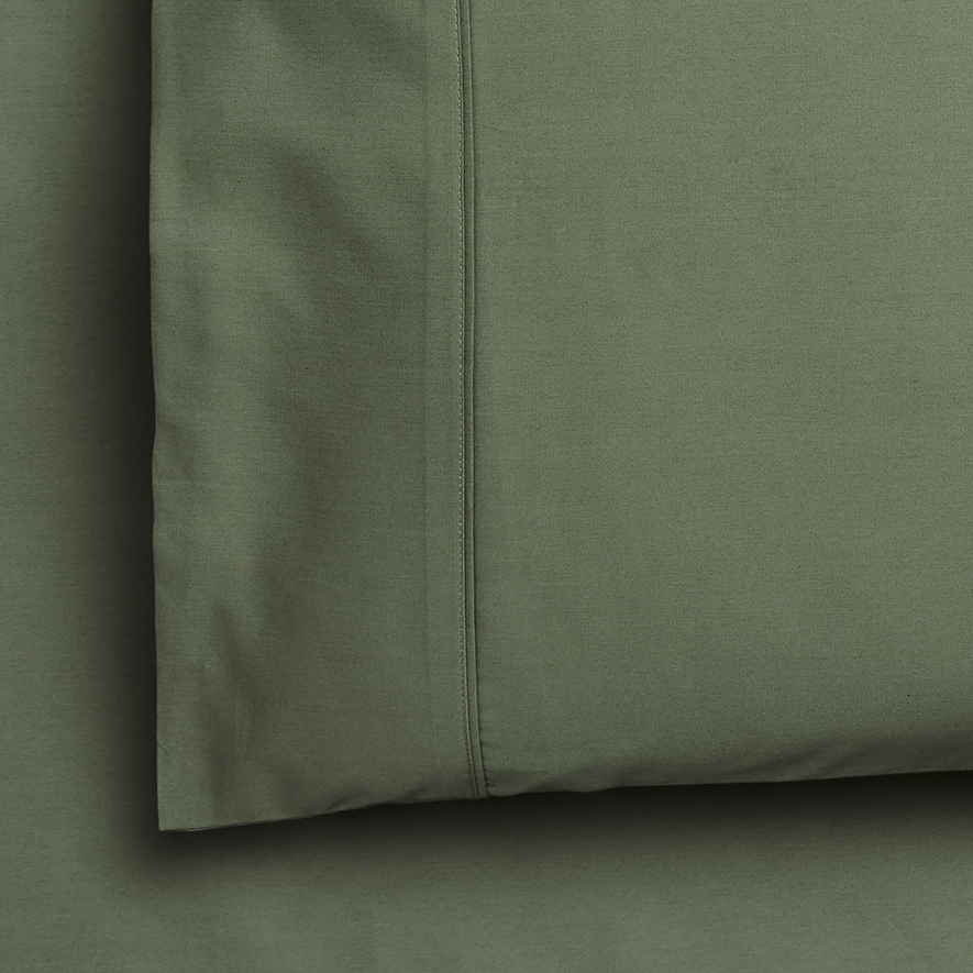 500TC Pima World's Softest Cotton Khaki Sheet Set | Adairs