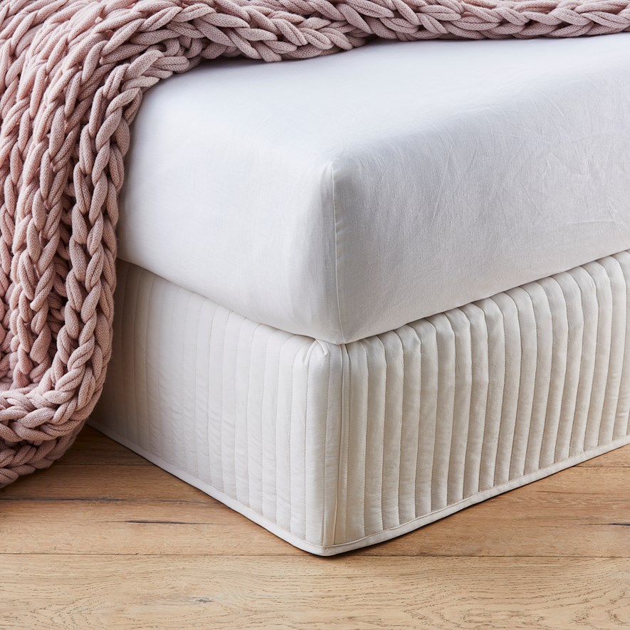 Fresh by Home Republic - Fresh Sand Quilted Valance | Adairs