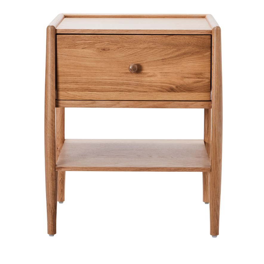 Dallas Oak Bedside Table | Adairs